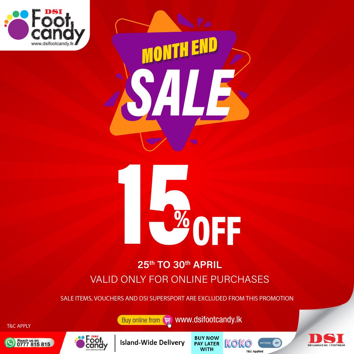 DSI Footwear | DSI Footcandy Sri Lanka