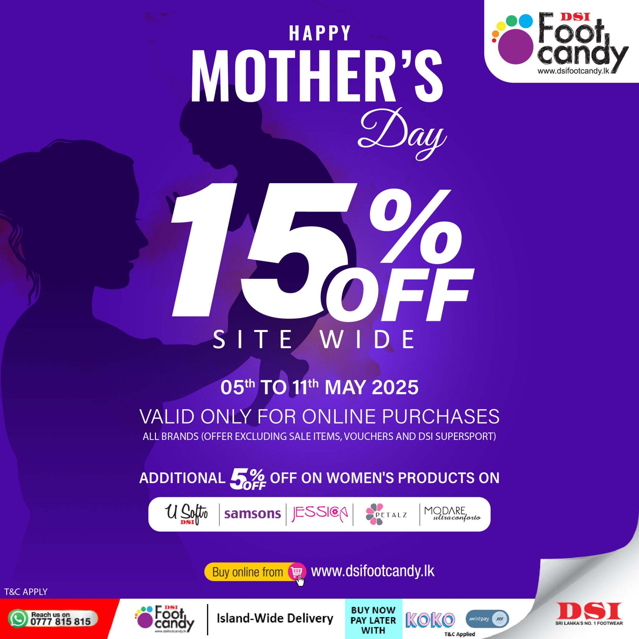 DSI Footcandy Sri Lanka | Online Clothing and Shoe Store